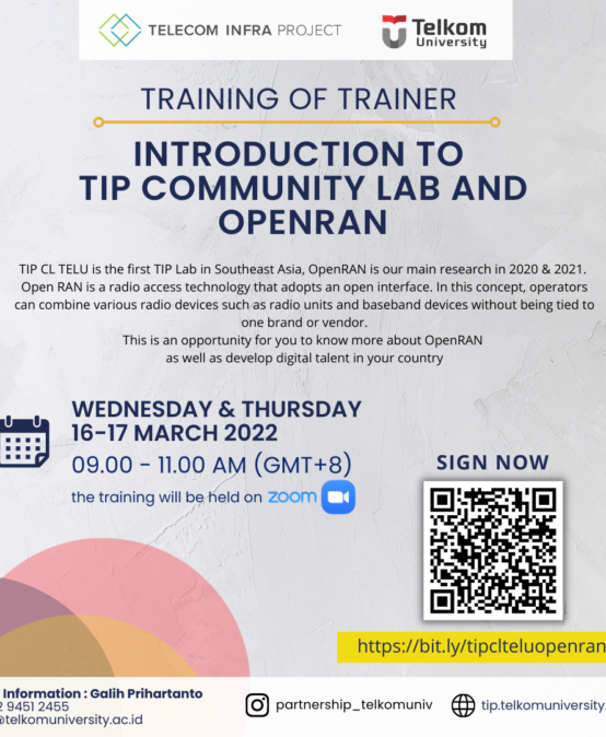 Telecom Infra Project Community Lab at Telkom University